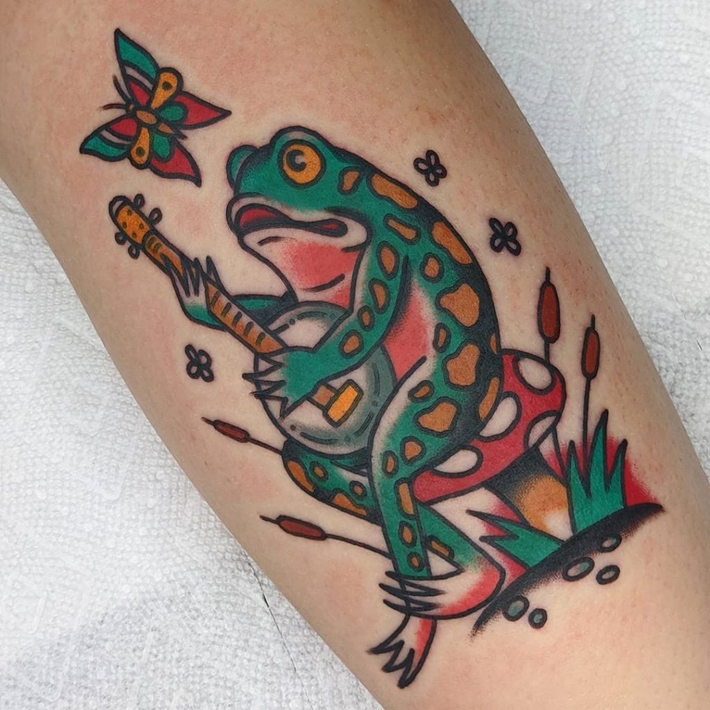 28 Frog Tattoo Ideas 2025 with Traditional, Cute, Japanese, Fine Line ...