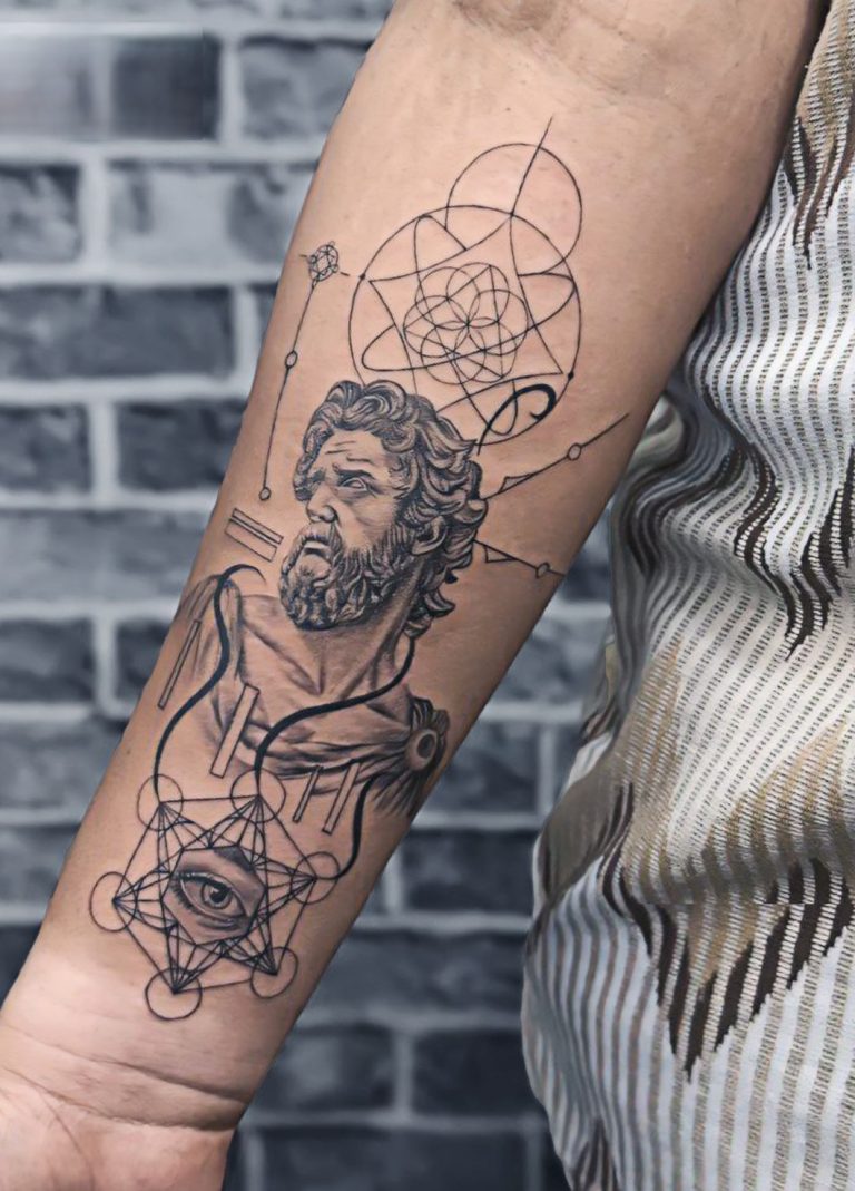 26 Zeus Tattoo Ideas 2025 for Sleeve, Forearm, and Full Back Designs ...