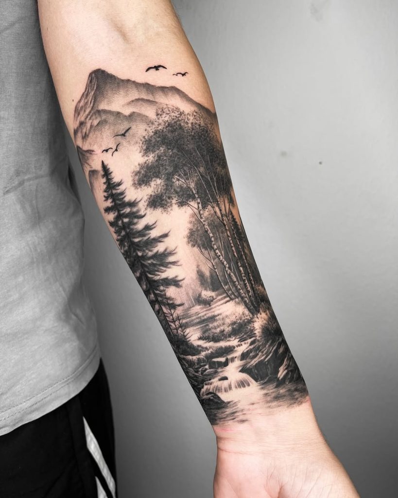26 Forest Tattoo 2025 Designs for Men and Women | Small, Meaningful ...