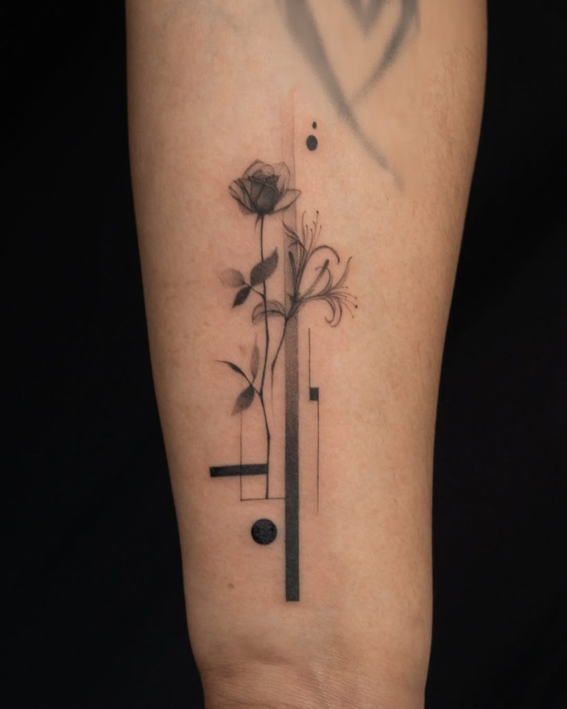 29 Honeysuckle Tattoo Ideas with Fine Line, Neo Traditional, Coral, and ...