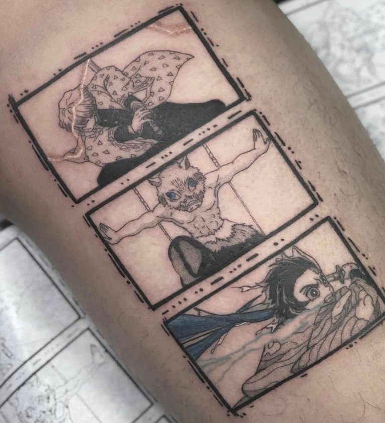 28 Demon Slayer Tattoo Ideas: Nezuko, Tanjiro, Rengoku, Inosuke & More ...