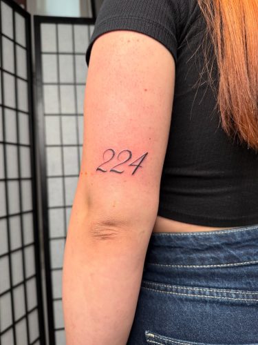 25 Unique 224 Tattoo Ideas: Designs, Fonts, Meanings & Placement for ...