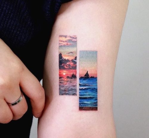 28 Ocean Tattoo Ideas for Men and Women: Minimalist Waves, Sleeve ...