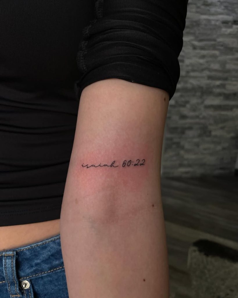 25 Bible Verse Tattoo Ideas for Men and Women – Forearm, Chest, Ribs ...