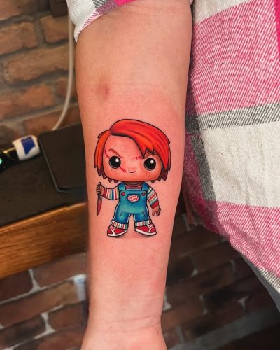 25 Chucky Tattoo Designs That Bring Horror Icons to Life