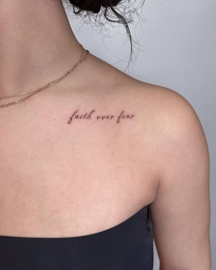 25 Faith Over Fear Tattoo Designs That Inspire Strength and Courage