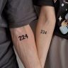 25 Unique 224 Tattoo Ideas: Designs, Fonts, Meanings & Placement for ...