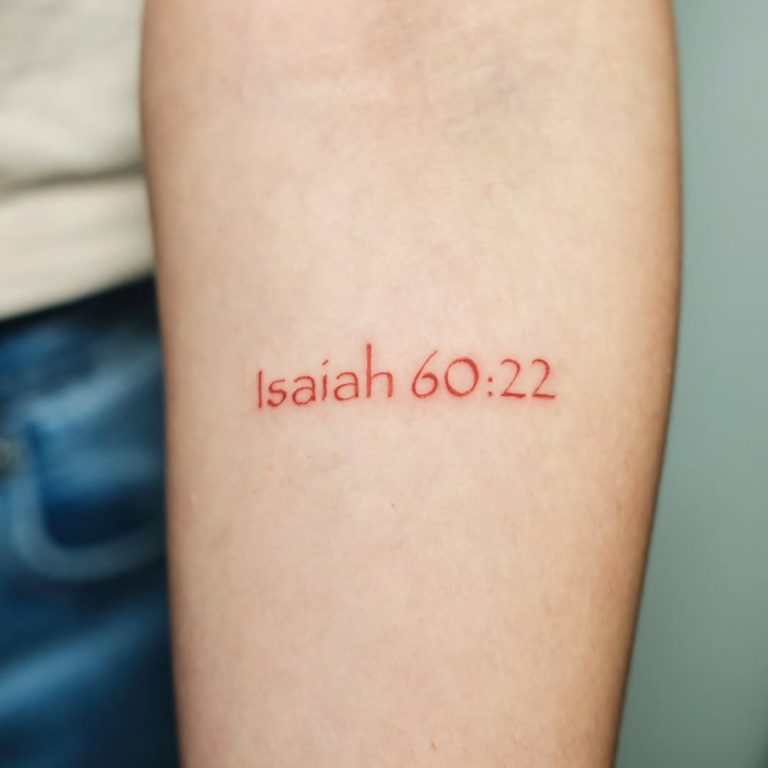 25 Bible Verse Tattoo Ideas for Men and Women – Forearm, Chest, Ribs ...