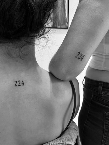 25 Unique 224 Tattoo Ideas: Designs, Fonts, Meanings & Placement for ...