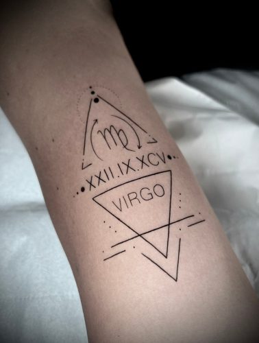 28 Virgo Tattoo Designs: Minimalist, Constellation & Goddess Ideas for ...