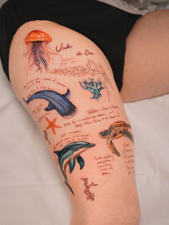 28 Ocean Tattoo Ideas for Men and Women: Minimalist Waves, Sleeve ...