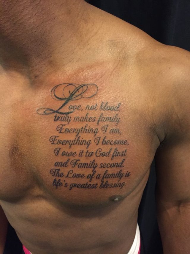Script Tattoo Ideas: Fine Line Cursive, Chicano Gothic Lettering & Best ...