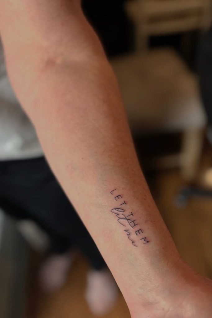 Script Tattoo Ideas: Fine Line Cursive, Chicano Gothic Lettering & Best ...