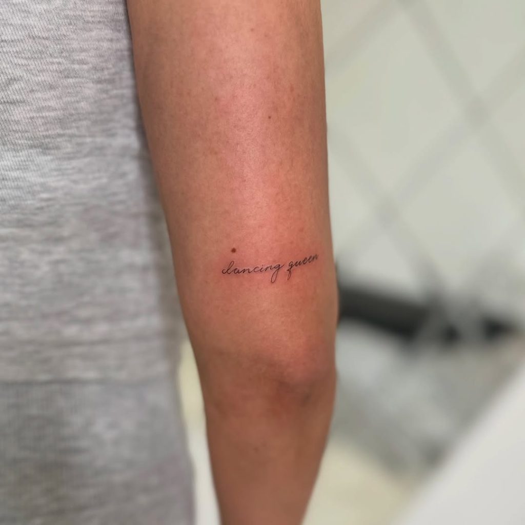 Script Tattoo Ideas: Fine Line Cursive, Chicano Gothic Lettering & Best ...