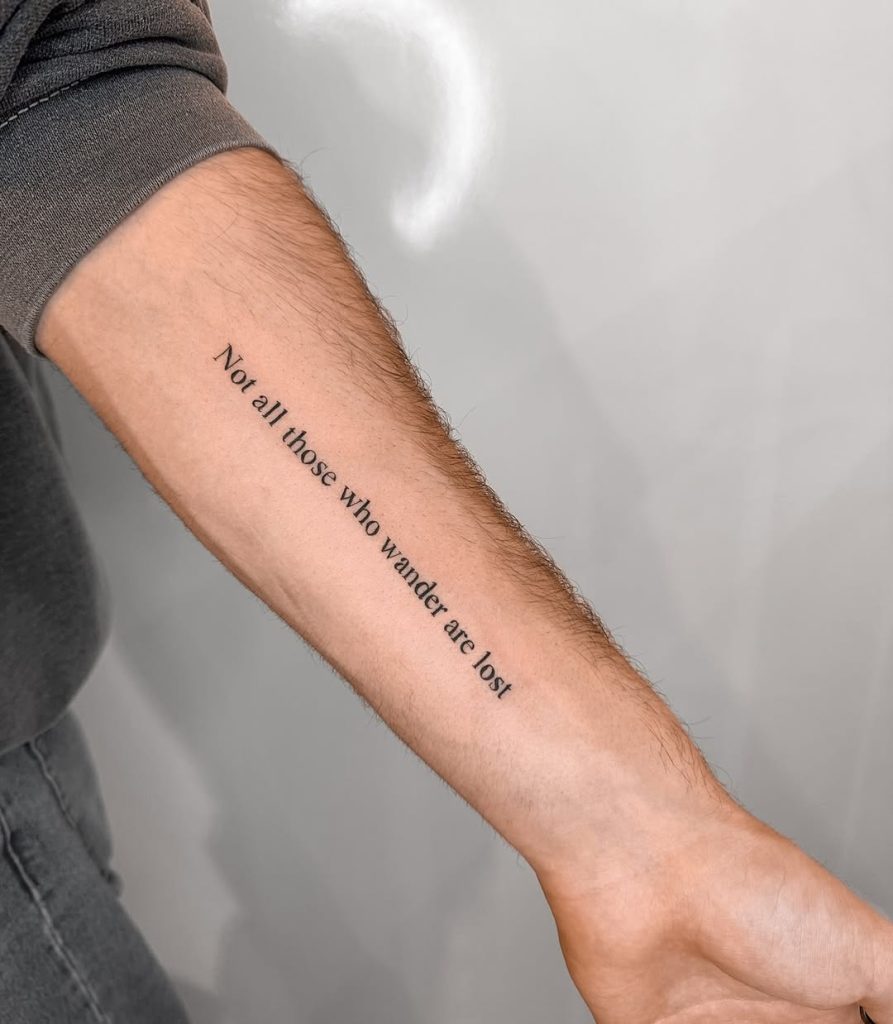 Script Tattoo Ideas: Fine Line Cursive, Chicano Gothic Lettering & Best ...