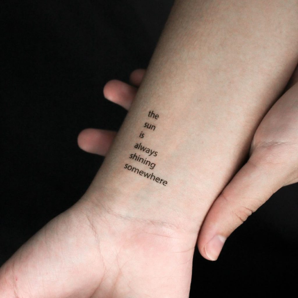 Script Tattoo Ideas: Fine Line Cursive, Chicano Gothic Lettering & Best ...