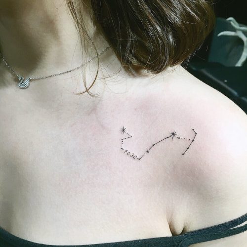 Constellation Tattoo Ideas: Zodiac Star Designs for Women & Men | Leo ...