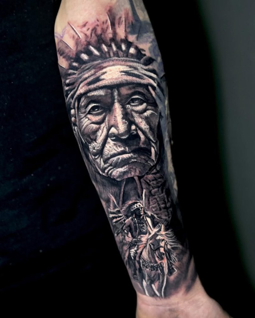 Native American Tattoo Ideas: Wolf, Eagle, Feather, Tribal Art ...