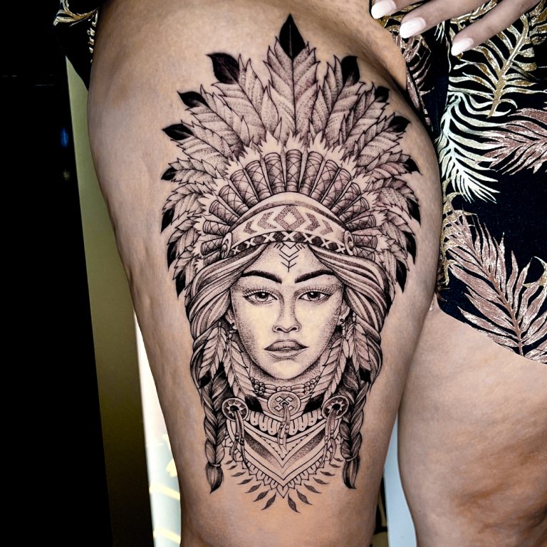 Native American Tattoo Ideas: Wolf, Eagle, Feather, Tribal Art ...
