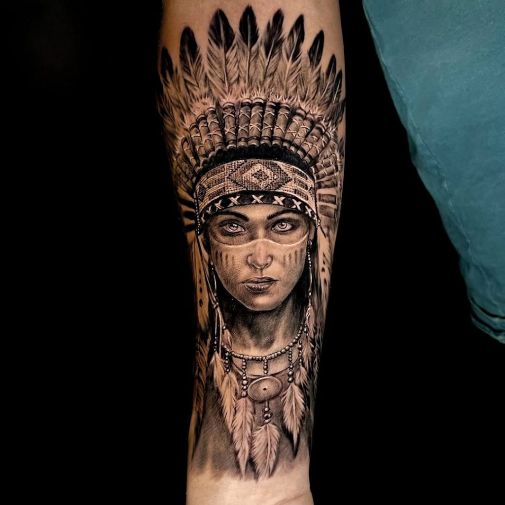 Native American Tattoo Ideas: Wolf, Eagle, Feather, Tribal Art ...