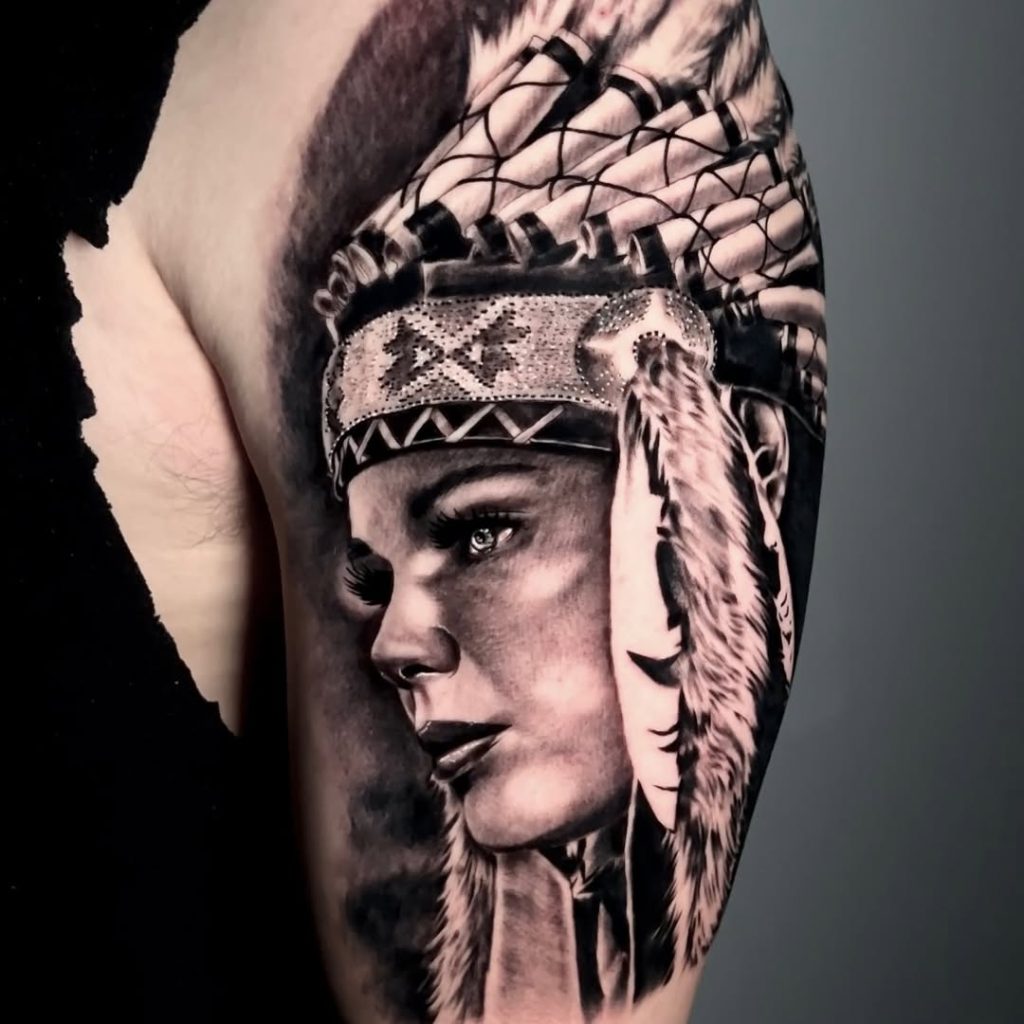 Native American Tattoo Ideas: Wolf, Eagle, Feather, Tribal Art ...