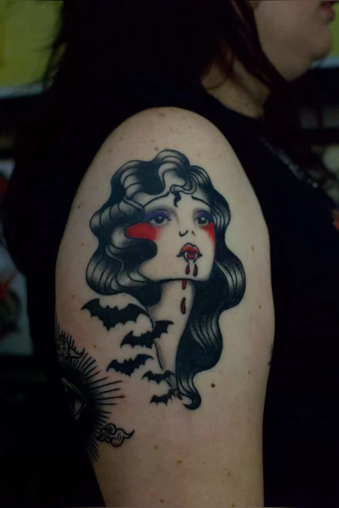 Vampire Tattoo Ideas 2026: Gothic, Fine Line, American Traditional ...