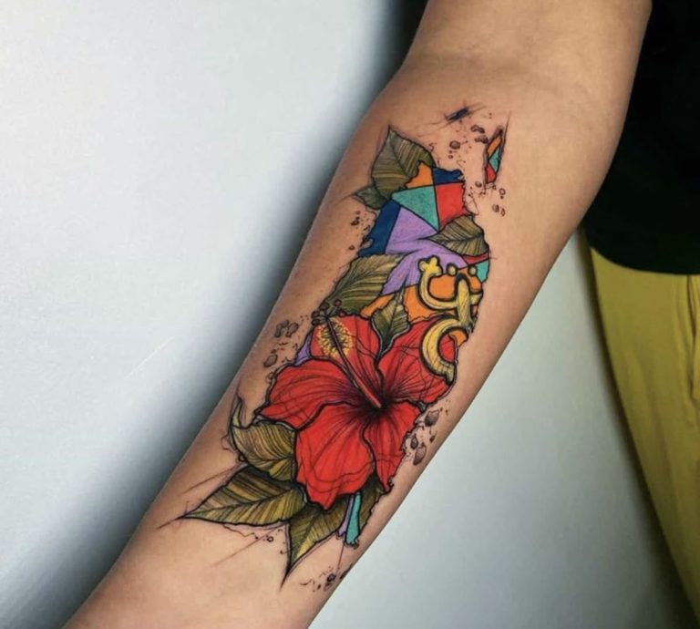 Puerto Rico Tattoo Ideas For Men And Women – Flag, Coqui, Taino ...